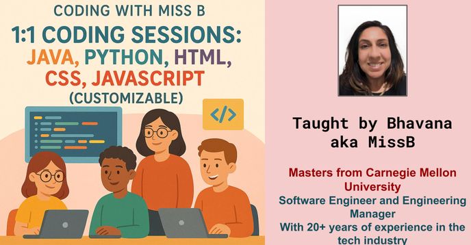 11 Coding Sessions Java Python Html Css Javascript Customizable