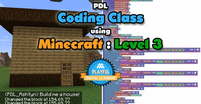 Beginner Coding Camp With Minecraft Level 3 The Basics Of Programming 