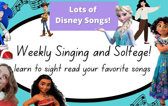 Weekly Solfege Learn To Sight Read Your Favorite Songs Lots Of 